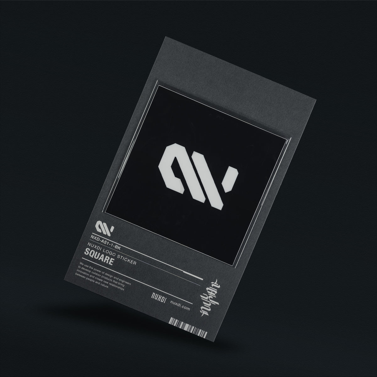 NUXDI LOGO STICKER SQUARE｜NUXDI