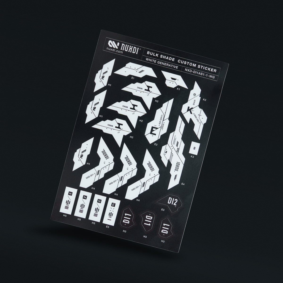 BULK SHADE CUSTOM STICKER｜NUXDI